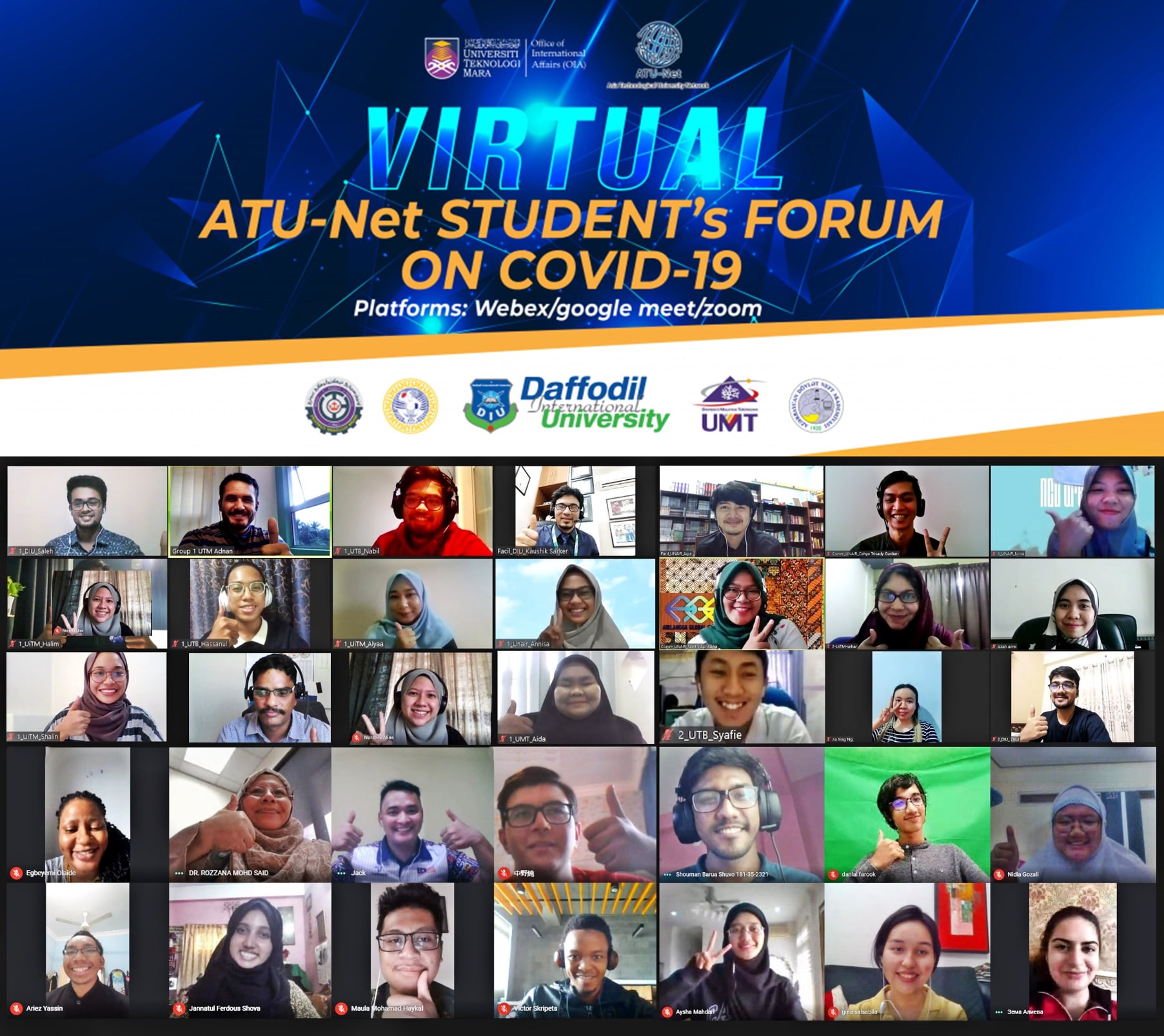 DIU Students joined ATU-NET's OGC: Pandemic & Engineering - DIU Blog